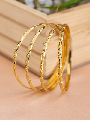 Buy 1 get 2 free gold plated Bangles Designs Online