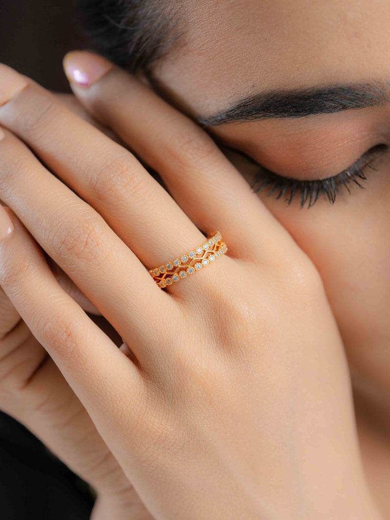 Veil Adjustable Ring