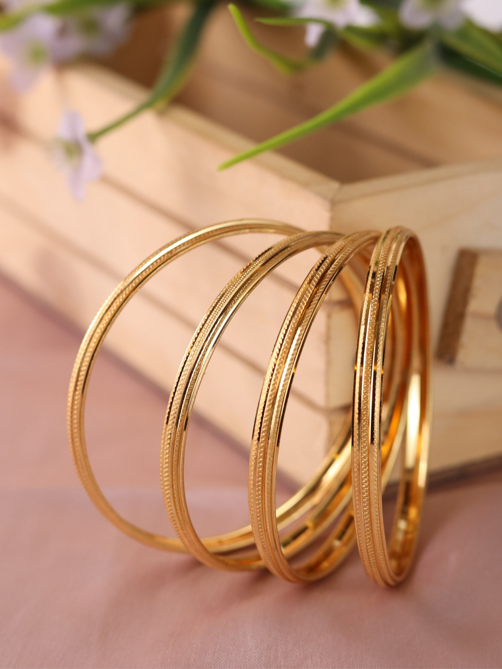 Mayuri Bangle ( Set of 4 ) - Zeraki Jewels