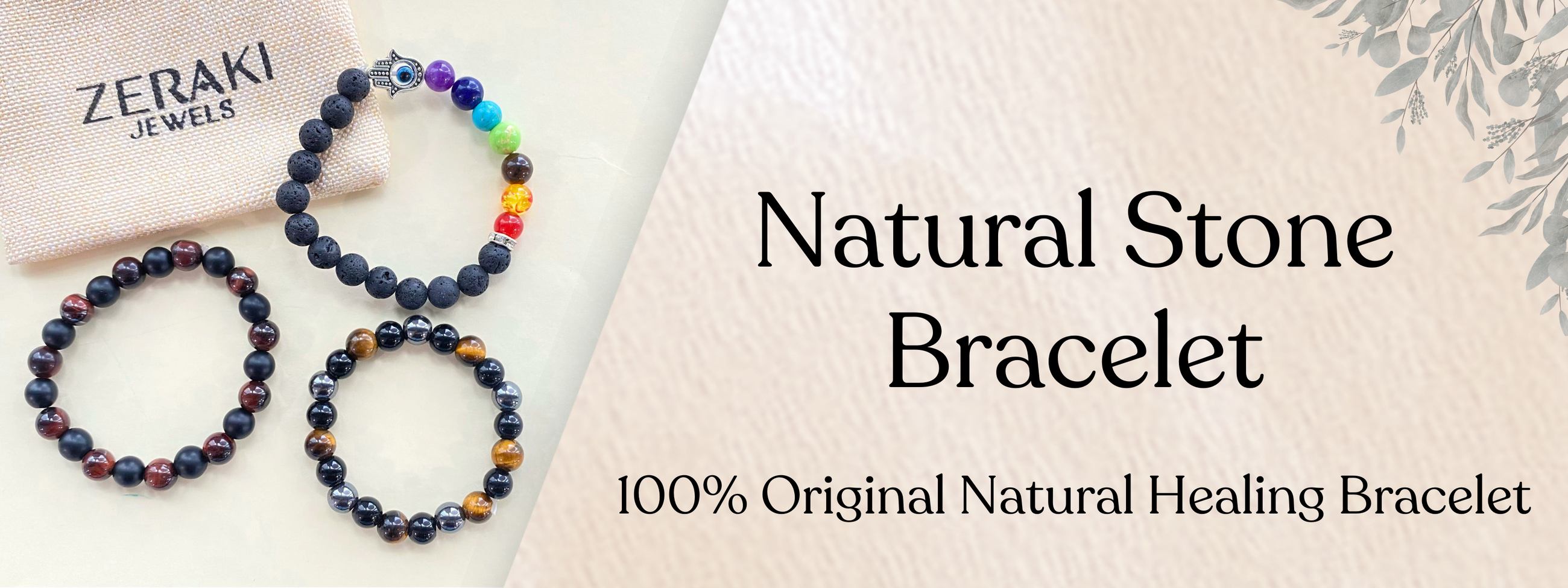 Natural Stone Bracelets For Men and Women Zeraki Jewels | Shop Now