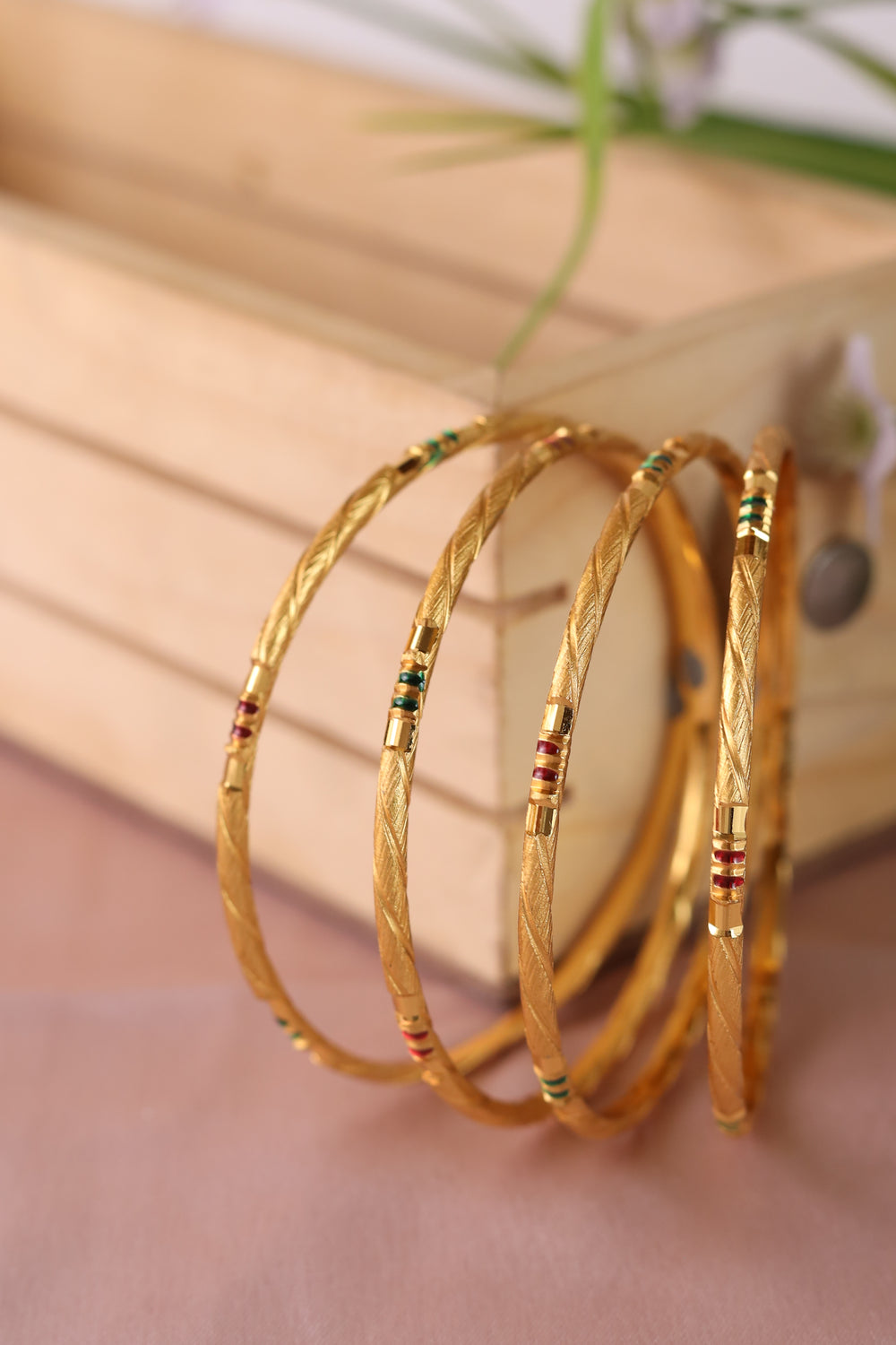 Buy 1 get 2 free gold plated Bangles Designs Online